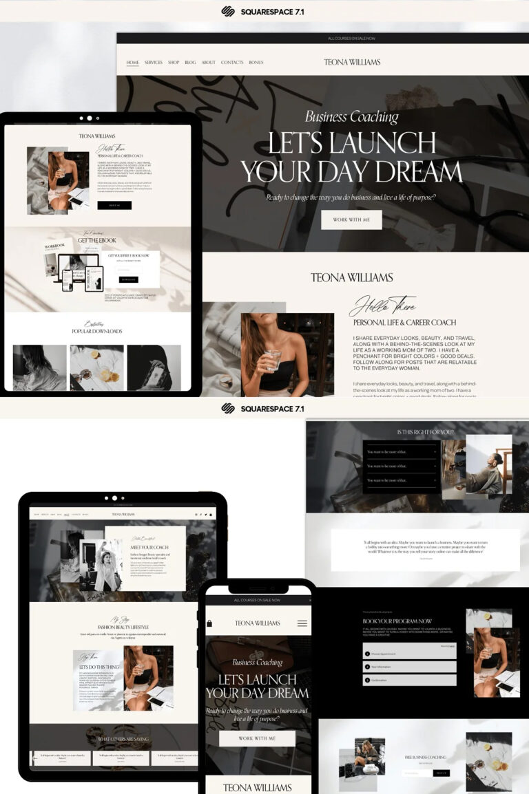 Squarespace Website Template - Dozzen